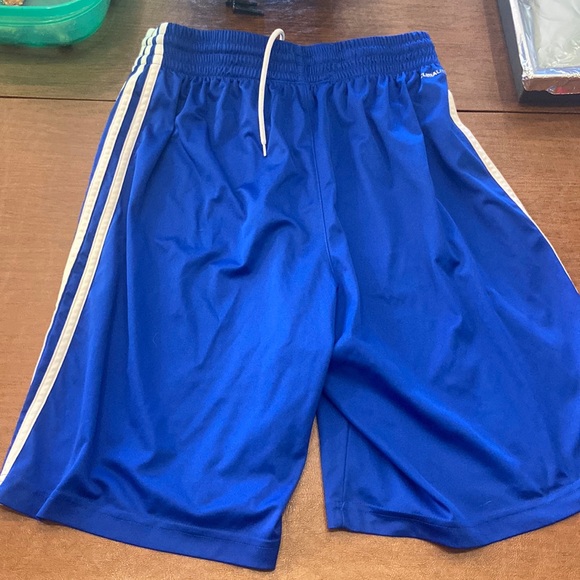 adidas | Shorts | Adidas Blue Basketball Shorts W Crusader Logo Large ...